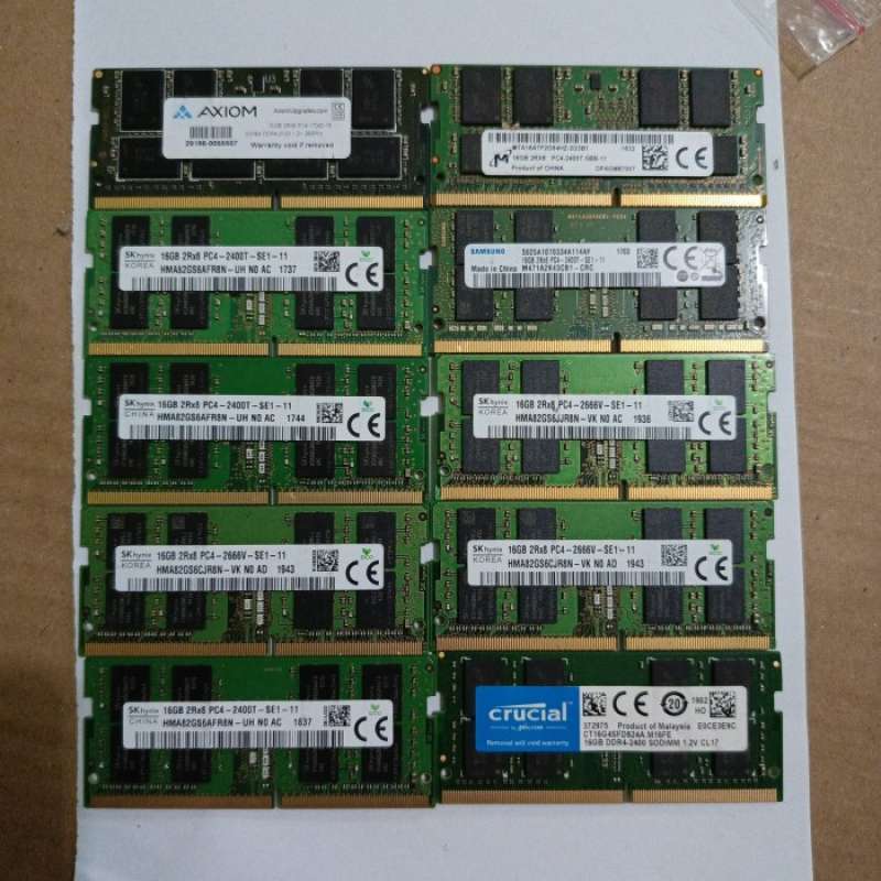 Jual Ram Laptop Ddr4 16gb Pc4 Sodim Memori Laptop Memory Ram Di Seller ...