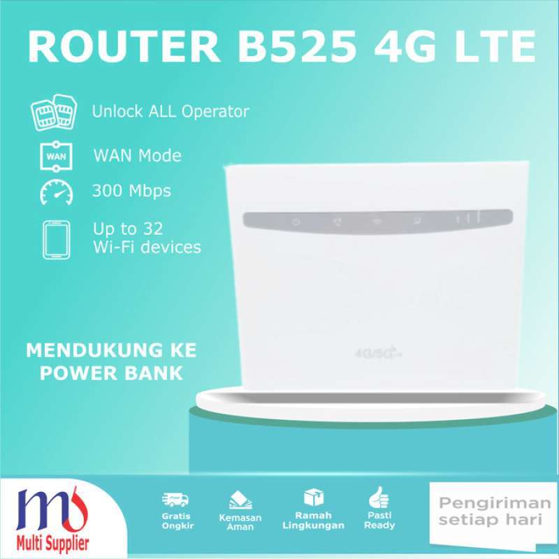 Jual Modem Router Wifi 4g Lte B525 300mbps Unlock All Operator Di Seller Sweet Shop - Cengkareng ...