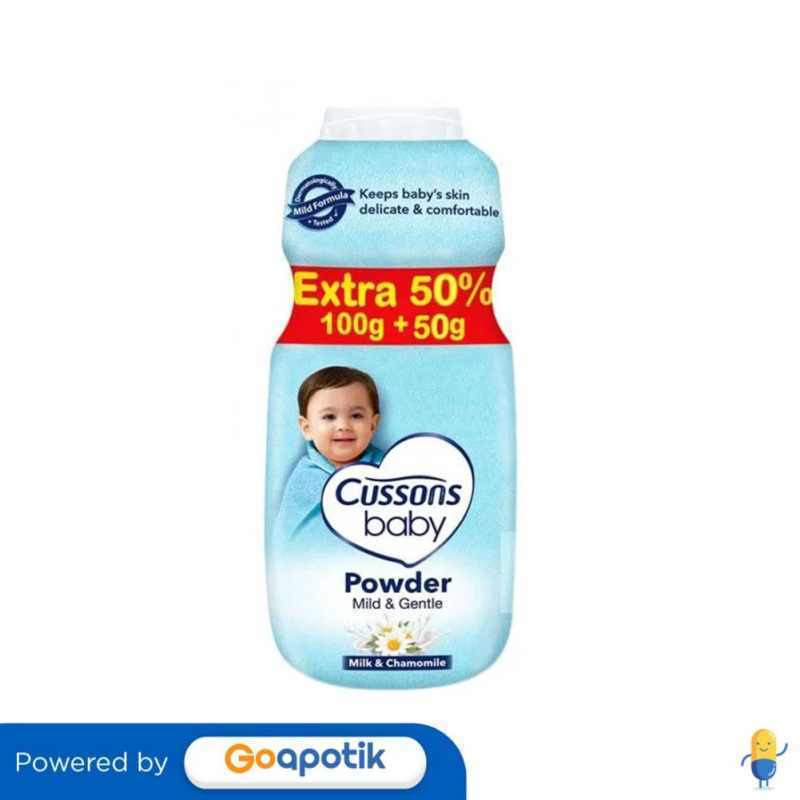 Jual Cussons Baby Powder Mild And Gentle 100 Gram Botol Di Seller ...