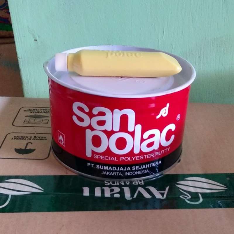 Promo Dempul Sanpolac 1kg / Dempul Besi / Dempul Besi Sanpolac 1kg ...