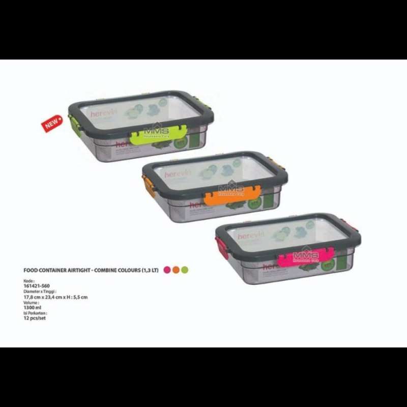 Jual Klip To Keep Herevin Abu Box Bekal Food Container Kotak Makanan ...
