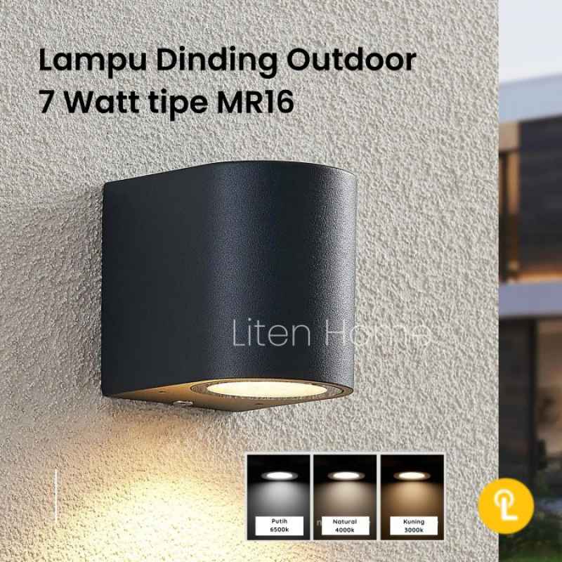 Promo Lampu Dinding Outdoor Led 7 Watt Wall Light Led 7w Taman Oval ...