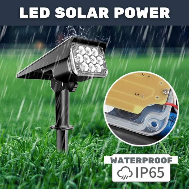 Promo Lampu Sorot Led Taman Outdoor Tenaga Solar Surya Matahari ...