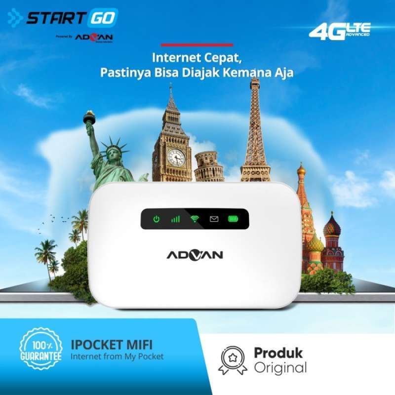 Jual Advan Modem Travel Wifi Ipocket Mifi Mf01 Portable Unlock All ...