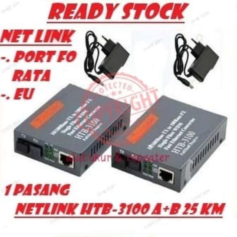 Jual Netlink Htb 3100 Ab Htb3100 Ab Single Mode Fiber Media Converter Di Seller Velvet Store ...