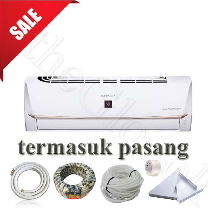Promo Sharp Ac Split Low Watt 1/2 Pk Ah-ap5uhl + Pasang 5uhl Diskon 23% ...