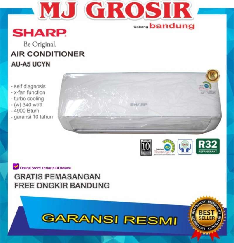 Promo Ac Sharp Ah-a5ucy 5ucy 5 Ucy 0,5pk 1/2pk + Pasang R32 Low Watt 350 W Diskon 23% Di Seller ...