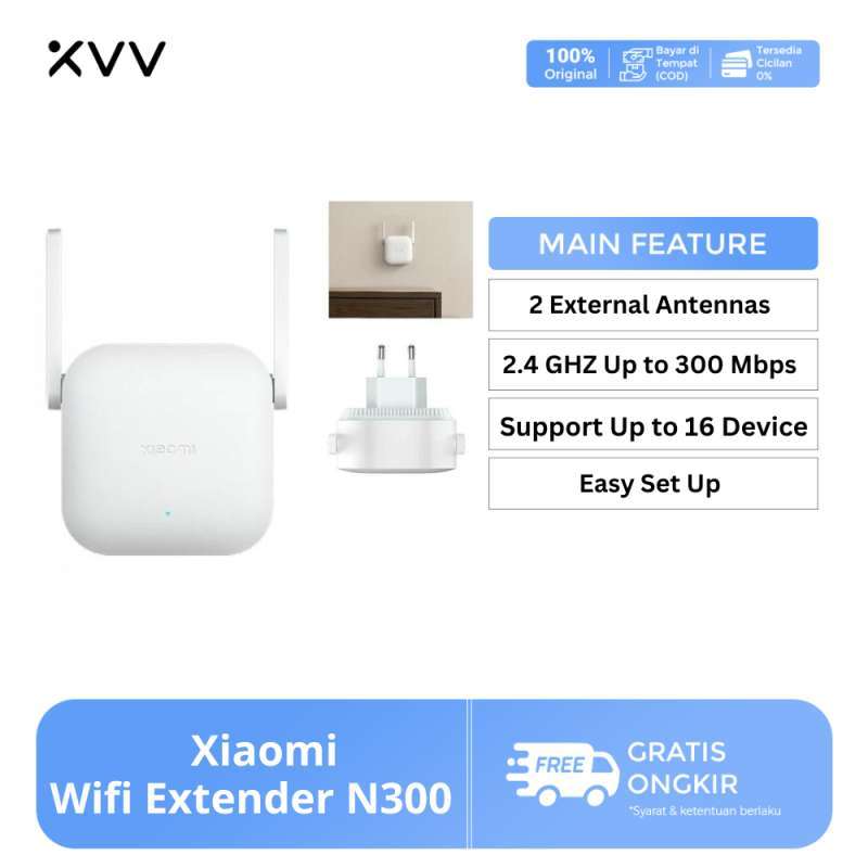 Jual Xiaomi Wifi Range Extender N300 Penguat Signal Wifi Di Seller Xiaovv Official Store - Kamal ...