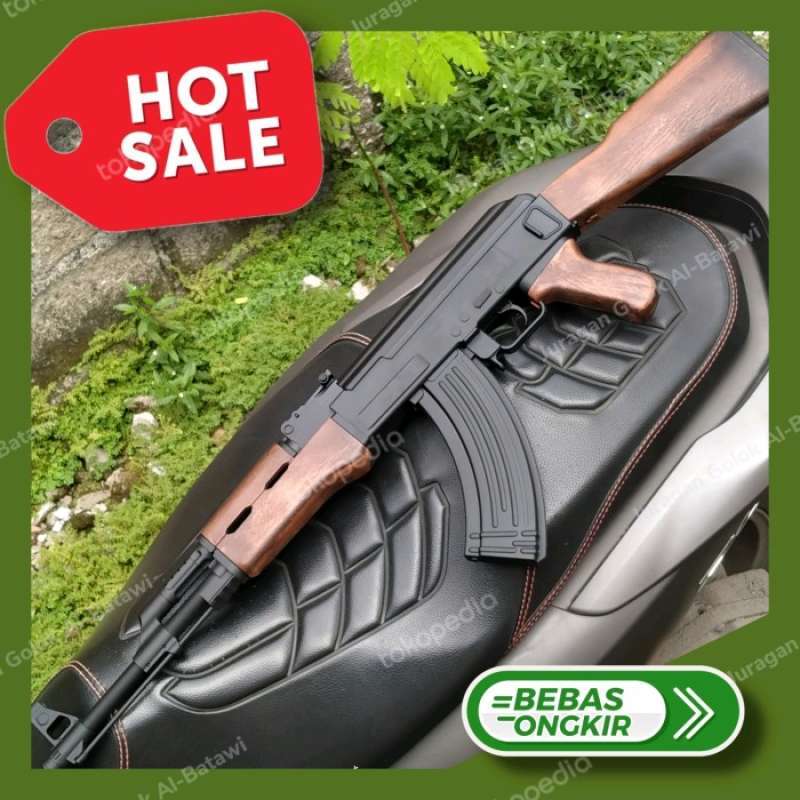 Jual Mainan Tembakan Ak-47 Ak47 Spring Gun Pistol Kokang Senapan ...