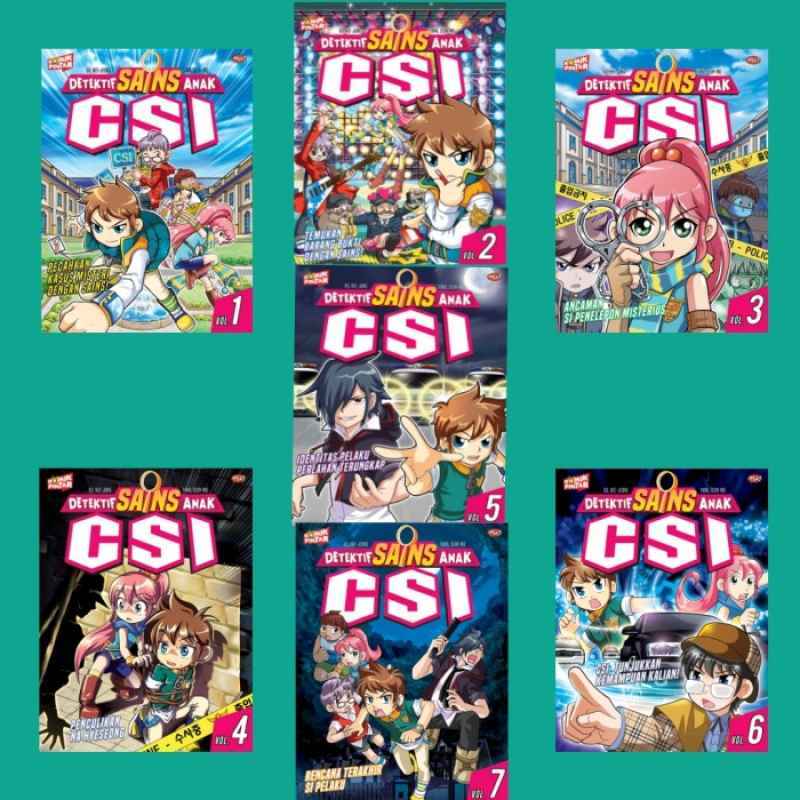 Jual Seri Komik Pintar Detektif Sains Anak Csi Vol 1-7 Di Seller Velvet ...