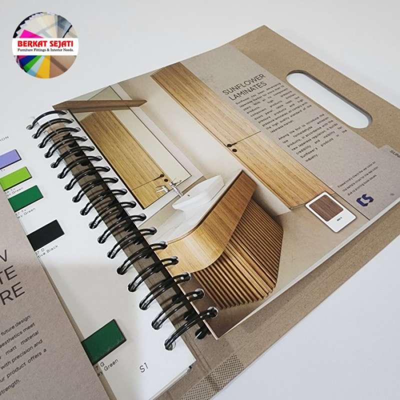 Jual Buku Katalog Sample Chip Hpl Cs Laminates Catalite / Sunflower ...