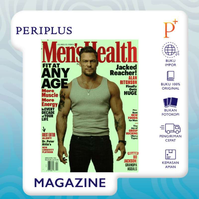 Jual Majalah Import - Mens Health Magazine Us Edisi Terbaru Di Seller ...