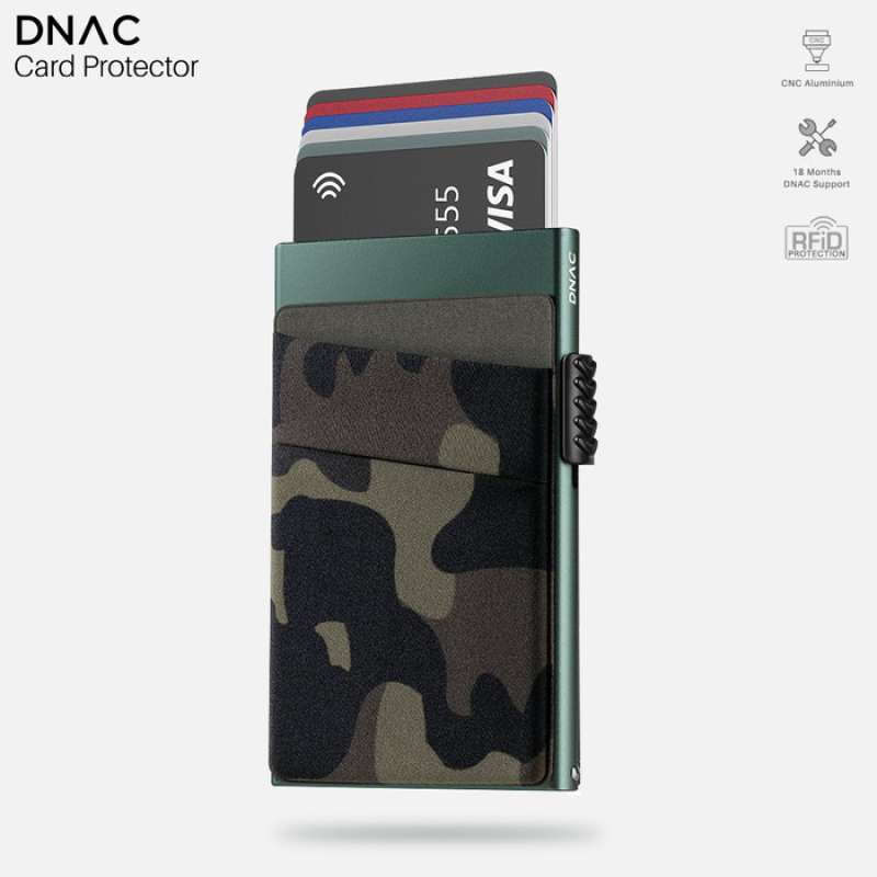 Jual Dnac Smart Wallet Card Holder Rfid Dompet Kartu - Camouflage ...