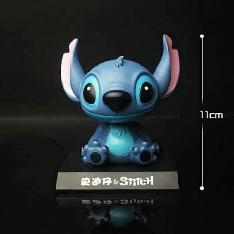 Jual Mainan Pajangan Mobil Disney Smiling Stitch Bobble Head Figure Di ...