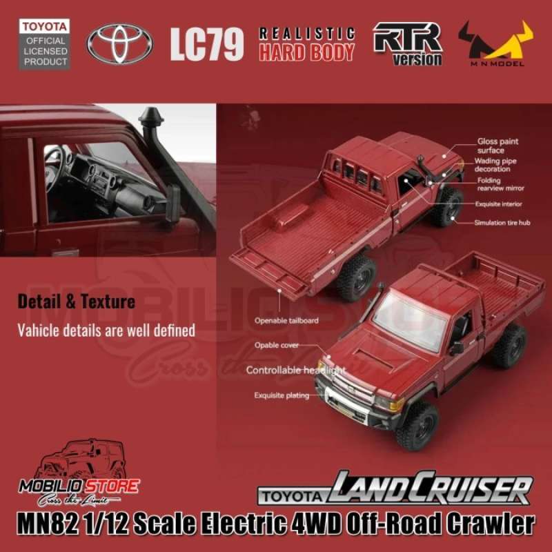 Jual Mn82 Toyota Land Cruiser Lc79 1/12 Scale Electric 4wd Off-road ...