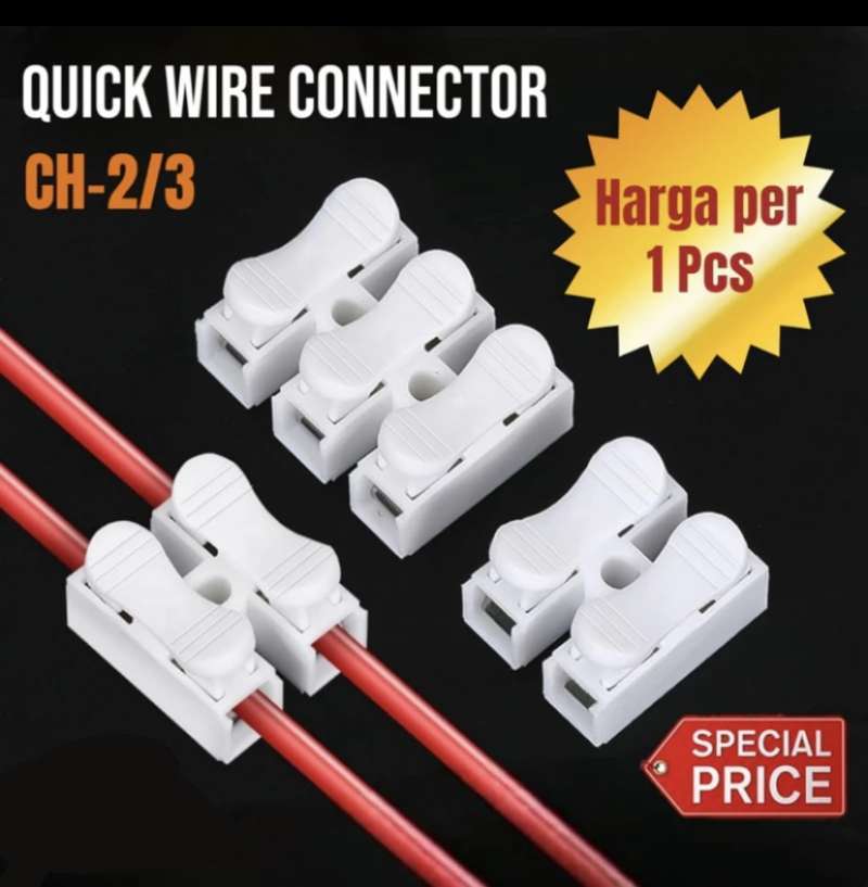 Jual Quick Cable Connector Terminal Sambungan Kabel Listrik Ch2 - Ch3 ...
