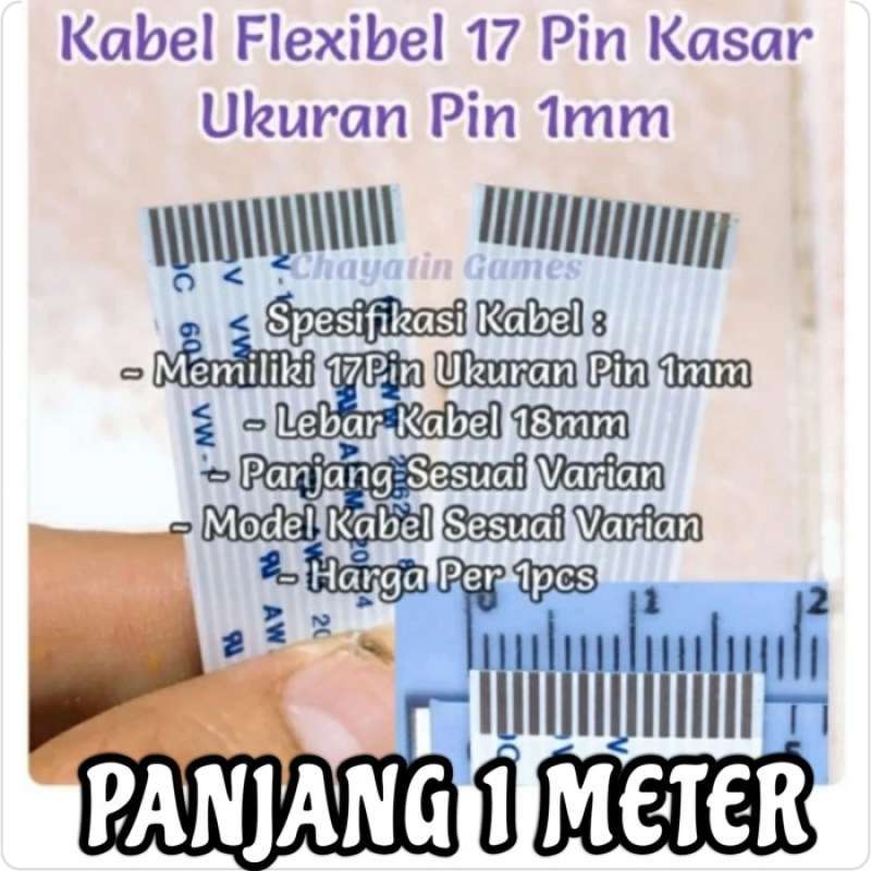 Promo Kabel Flexibel 17 Pin Kasar Panjang 1 Meter Model Sesuai Varian ...