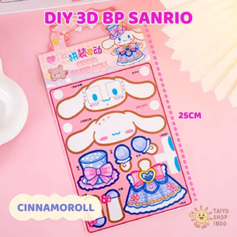 Promo Taiyo Mainan Anak Diy 3d Bp Paper Doll Sanrio Kreatifitas ...