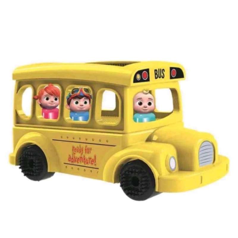 Jual Mainan Anak Cocomelon Musical Mobil School Bus Set Plus Jj And ...