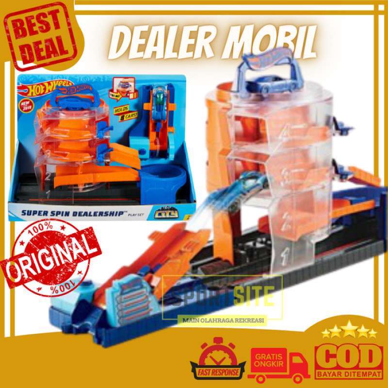 Jual Hot Wheels City Downtown Series Playset Building Track Mobil ...
