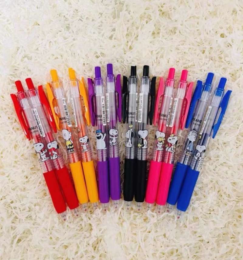 Jual Zebra Sarasa Peanuts Snoopy Gel Ink 0.5mm Pen Limited Edition ...