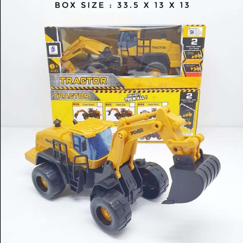 Jual Mainan Anak Mobil Mobilan Truk Konstruksi Traktor Friction Alat ...