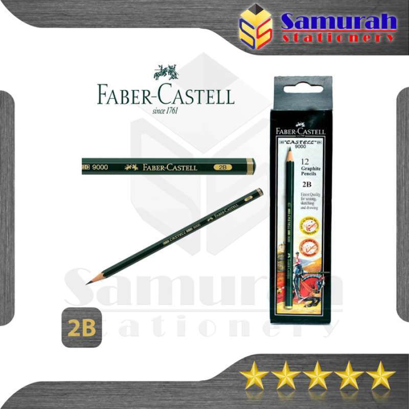 Jual Pensil Faber-castell 2b - Hb Original / Pensil Kayu Faber Castell ...