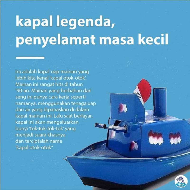 Promo Perahu Kapal Otok Otok Mainan Edukasi Jadul Legend Vintage ...