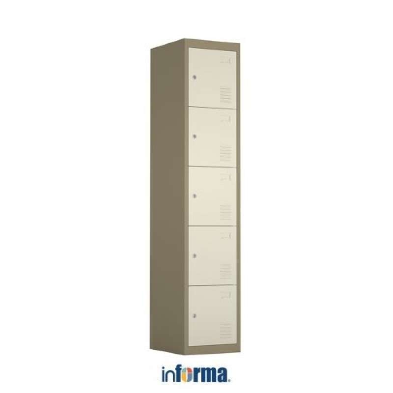 Jual Informa Kiev Loker Besi 5 Pintu - Cokelat Muda Di Seller Velvet ...