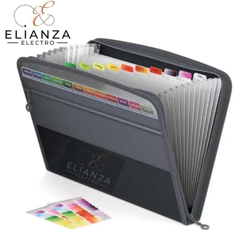 Jual Tas Map File 13 Folder Ukuran A4 Waterproof / Tempat Penyimpanan ...