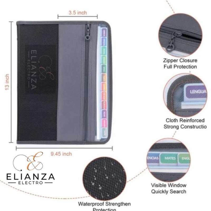 Jual Tas Map File 13 Folder Ukuran A4 Waterproof / Tempat Penyimpanan ...