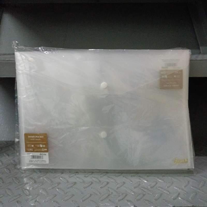 Jual Map Bening Kancing Folio Smart Pocket Daiichi / 1 Pack Isi 12 Pcs ...