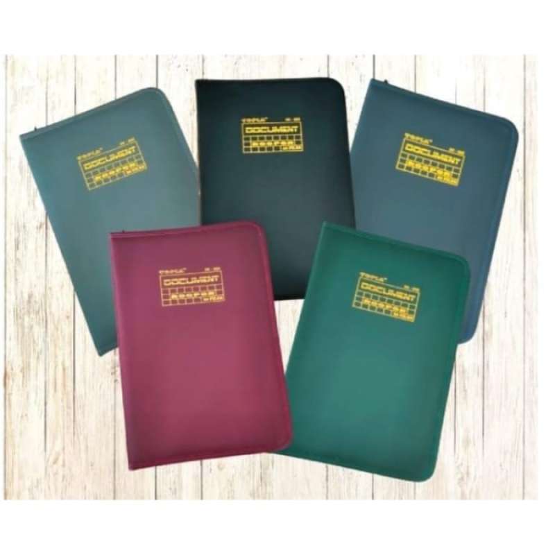 Jual Topla Dokumen Keeper Map Ijazah Resleting Kulit Anti Air Isi 20 ...