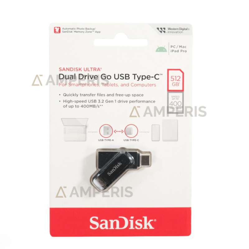 Jual Sandisk Ultra Dual Drive Luxe Flashdisk 512gb Usb 3.1 Type C Di ...