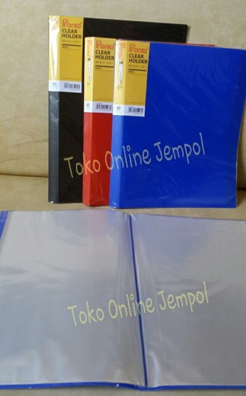 Jual Atk0103pr 40lbr A4 Clear Holder Sheet Pronto Buku Map Plastik File ...