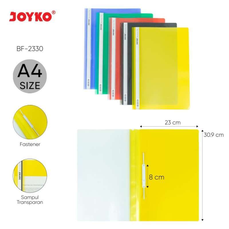 Jual Joyko File Folder A4 F4 Map Plastik Joyko Folio File Folder [12pcs ...