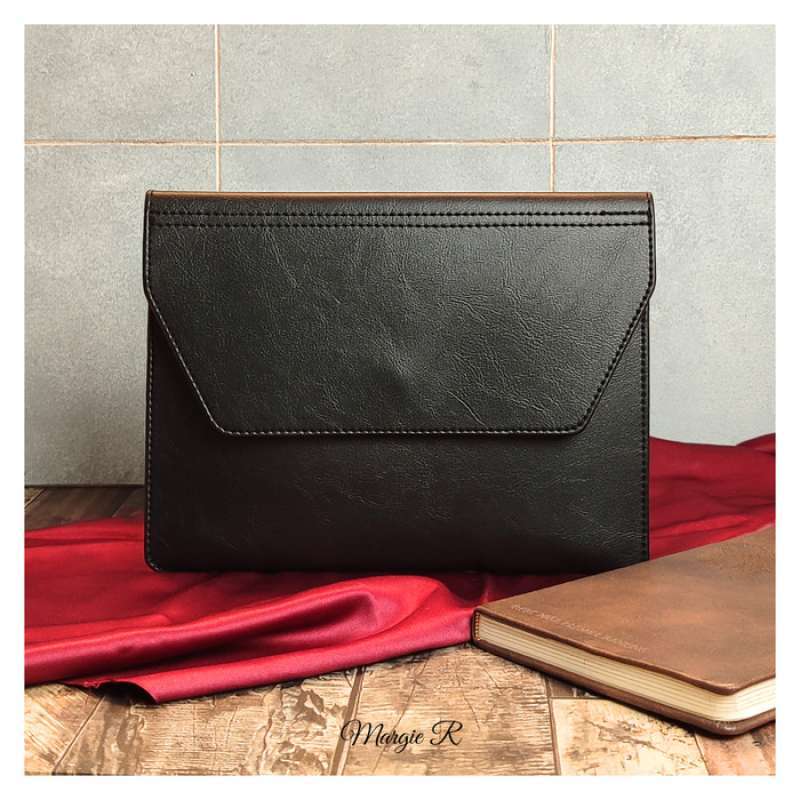 Jual Map A5 Folio Kulit Sintetis Document Keeper Map Folder Organizer ...