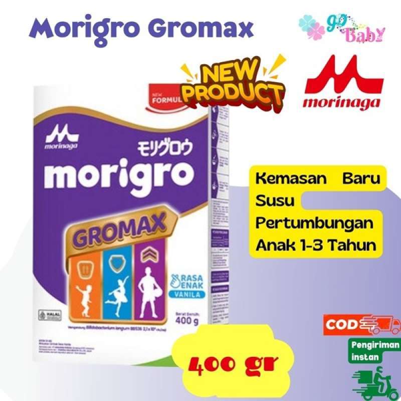 Jual Morigro Gromax Rasa Vanilla 400 Gr - Susu Pertumbuhan Anak - 400gr ...