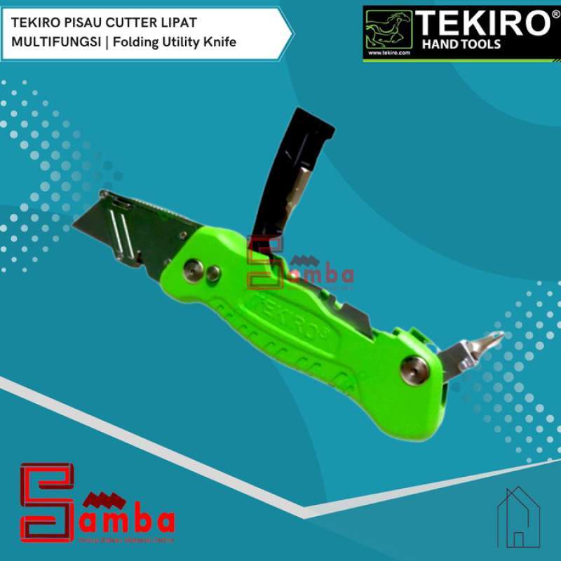 Jual Tekiro Pisau Cutter Lipat Multifungsi | Folding Utility Knife Di ...