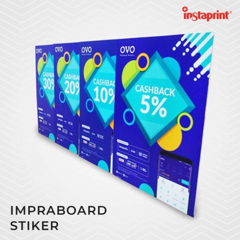Jual Cetak Impraboard Murah/ Cetak Impraboard Dengan Stiker - A2 Di ...