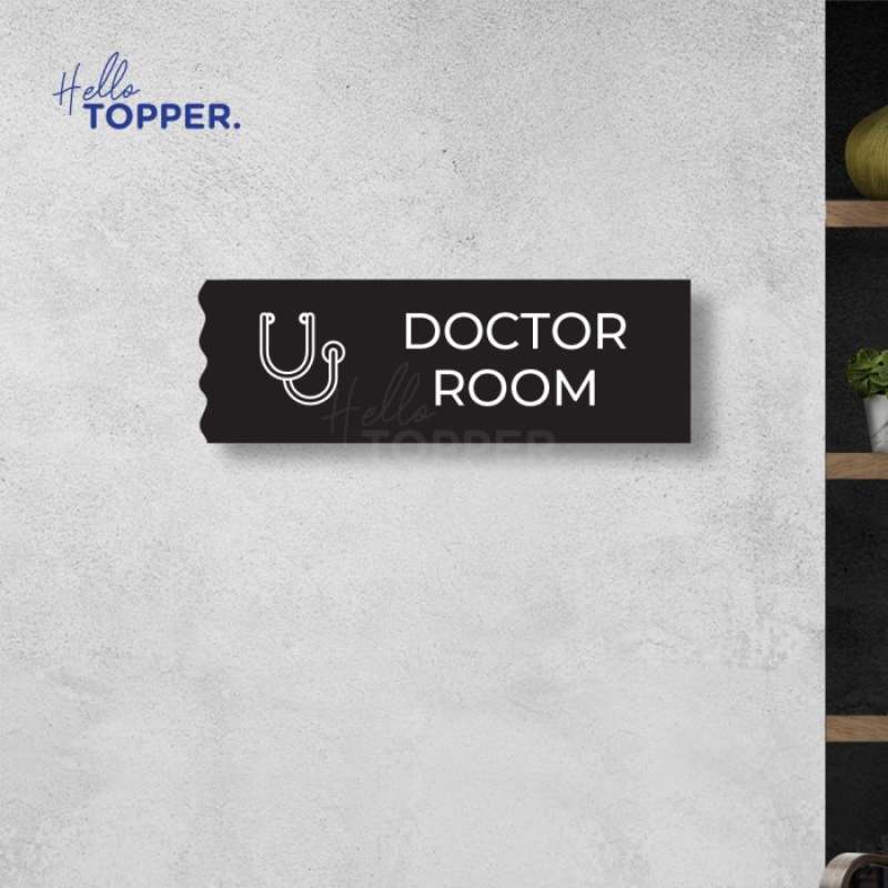 Jual Sign Akrilik Signage Tulisan Acrylic Papan Curly Style - Doctor ...