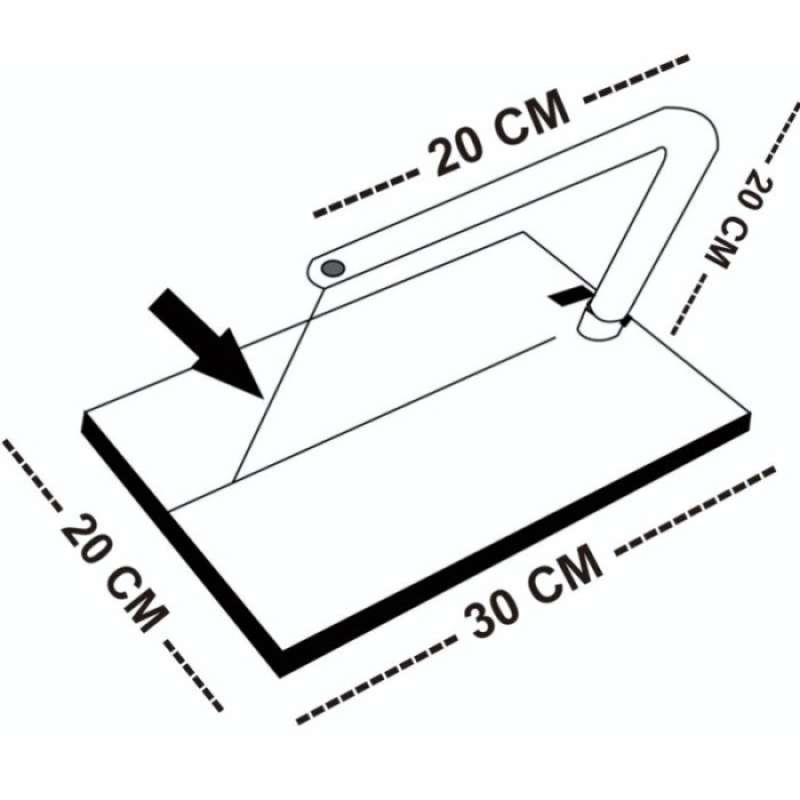 Jual Styrofoam Cutter Alat Potong Styrofoam Bentuk Meja Ukuran 20x30 Cm ...
