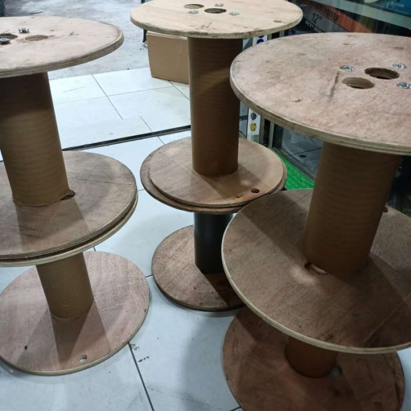 Jual Bobin Kabel Kayu Triplek / Gulungan Kabel Kayu Triplek Di Seller ...