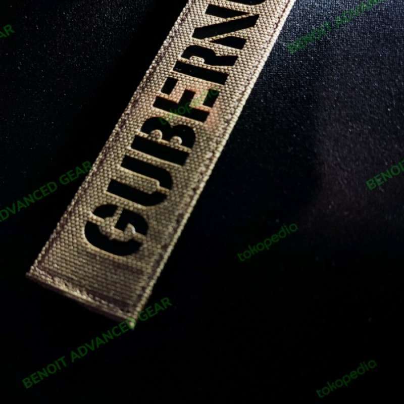 Jual Papan Nama Patch Custom Premium 2,5cm X 10cm Di Seller Tombstone ...