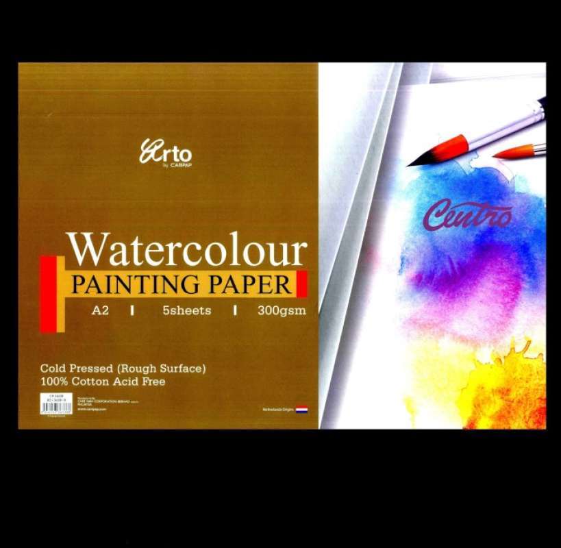 Jual Arto Watercolour A2 Painting Paper 300gsm Kertas Cat Air 100% ...