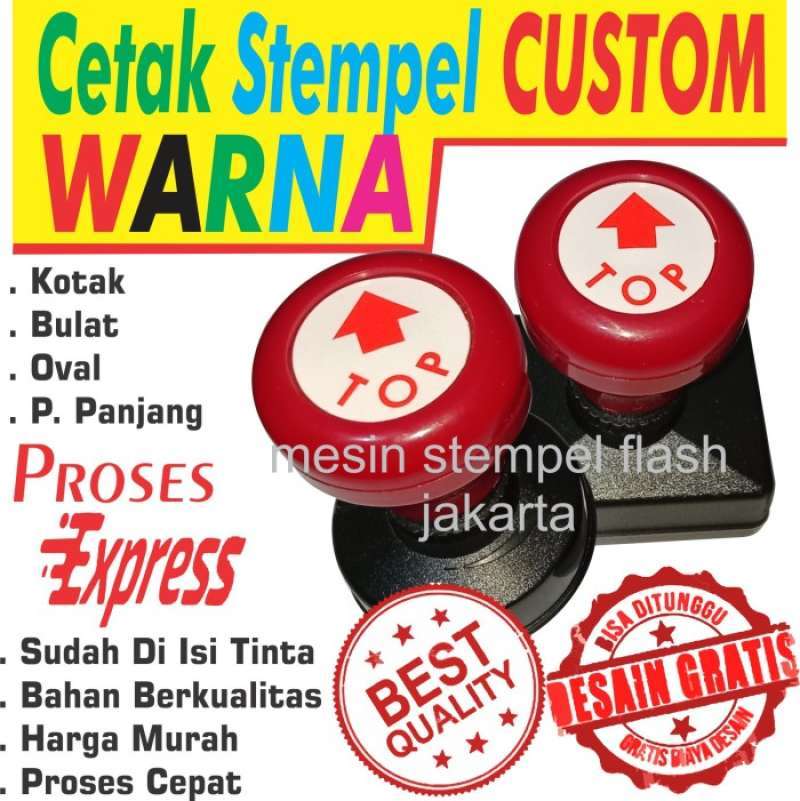 Jual Stempel Warna Flash Cetak Stempel Cepat Kilat Di Seller Regstore ...