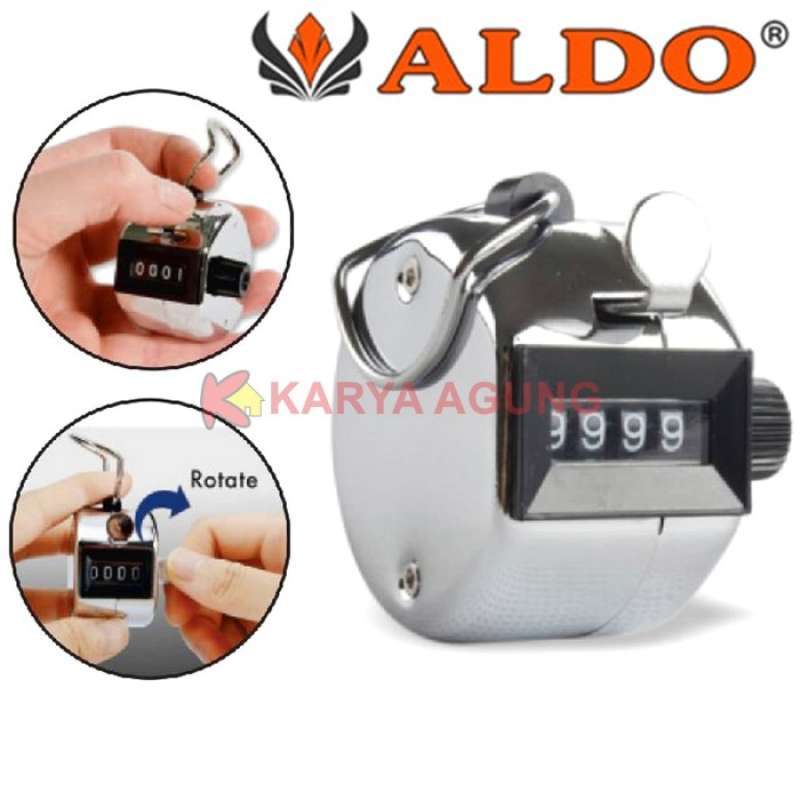 Jual Hand Tally Counter Aldo / Alat Penghitung Manual / Finger Counter ...