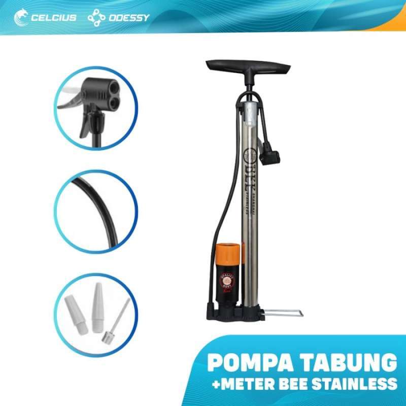 Jual Pompa Angin Tabung Meter Bee Stainless Original Murah Di Seller ...
