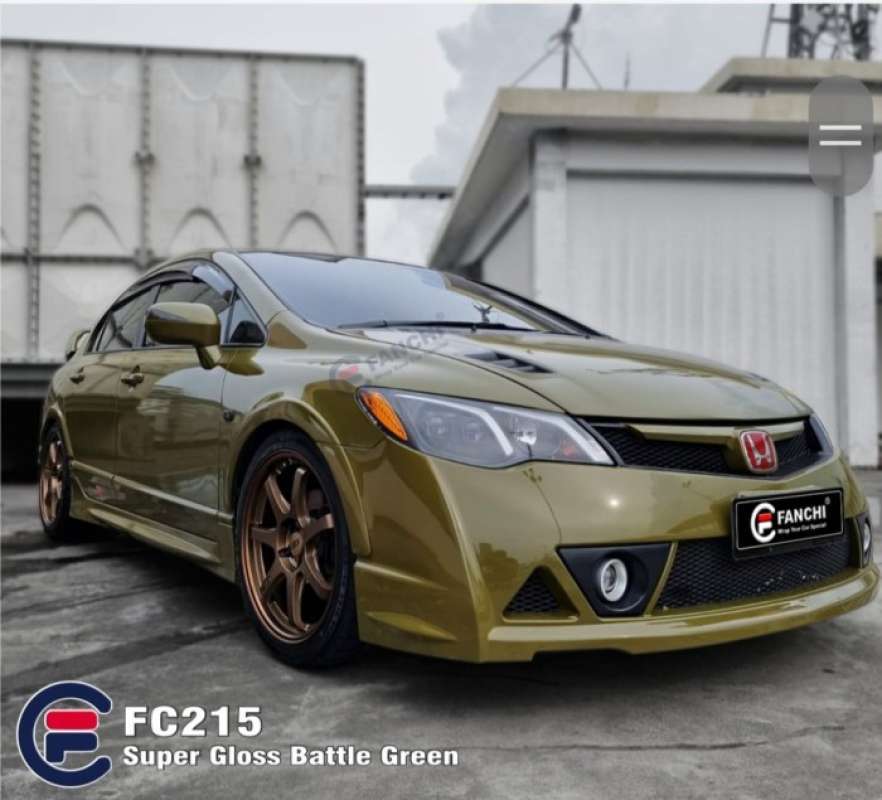 Promo New Roll Sticker Fanchi Fc215 Super Gloes Battle Green 50cm 8,5 ...