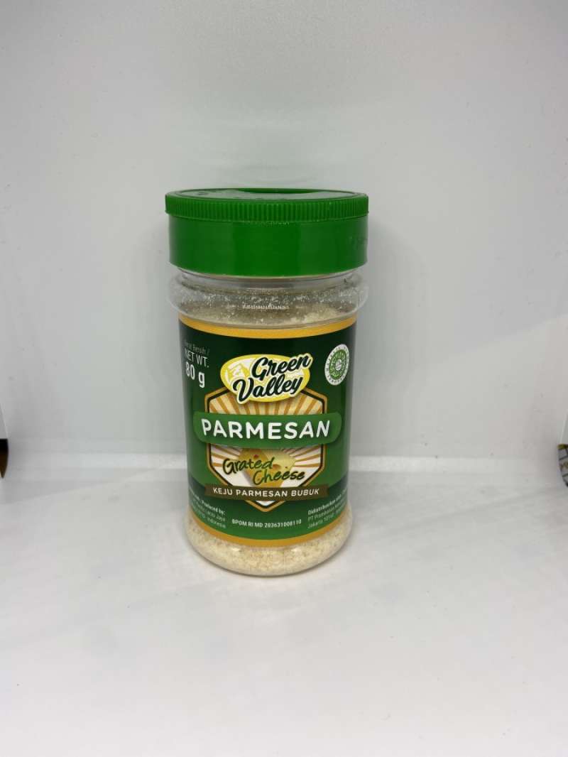 Promo Green Valley Grated Parmesan Cheese 80 Gr Diskon 23% Di Seller ...